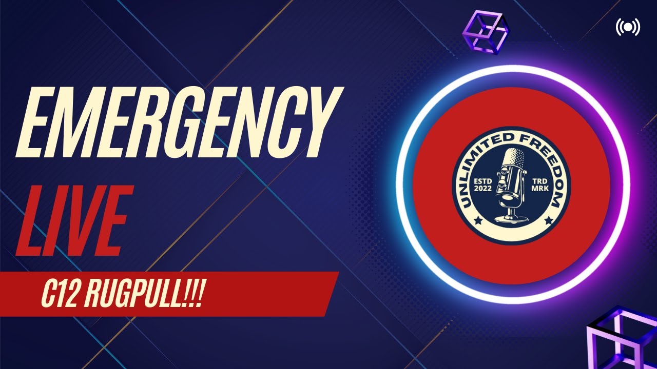 LIVE EMERGENCY MEETING!!!! Counting down to the C12 RUGPULL!!! Also Q ...