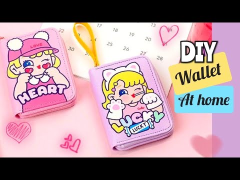 Diy kawai Wallet | How to make kawai Wallet | Origami craft with paper ...