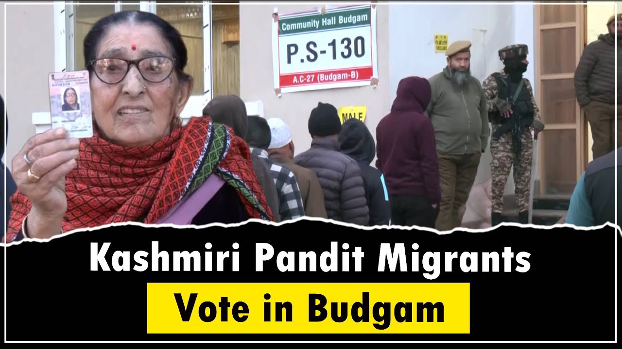Budgam By-Election 2025: PDP Candidate Votes, Kashmiri Pandits Cast ...
