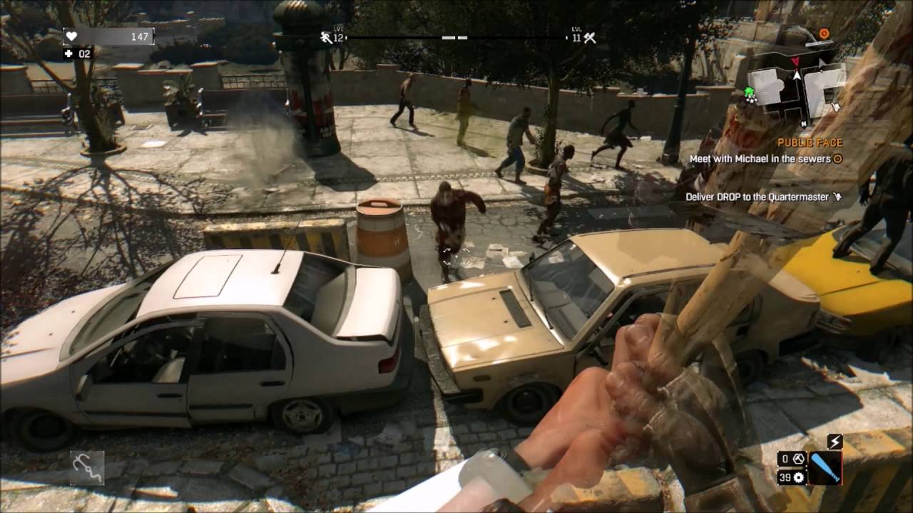 Negan's "Lucille" bat in DYING LIGHT! - YouTube