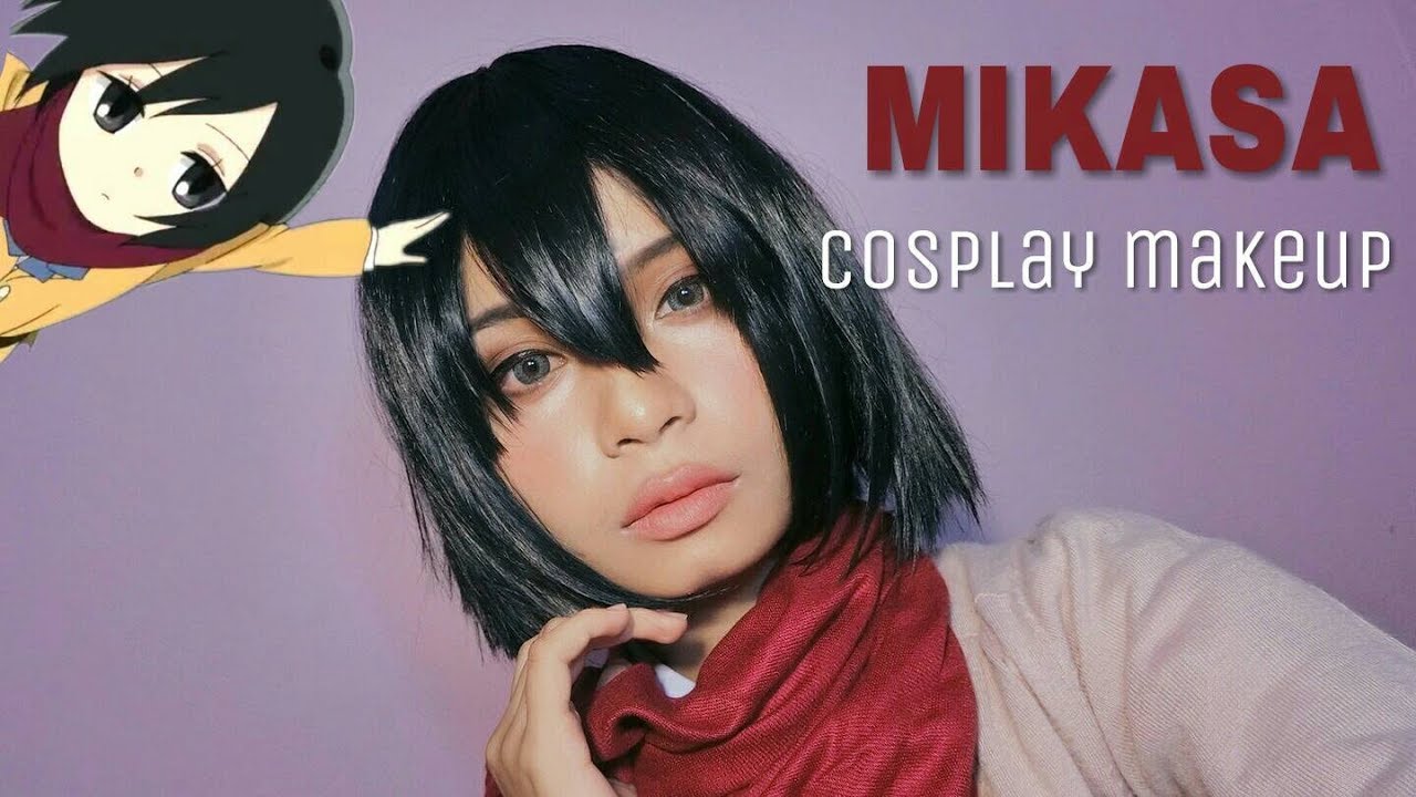 [แต่งหน้าคอสเพลย์] Mikasa Ackerman Cosplay Makeup - YouTube