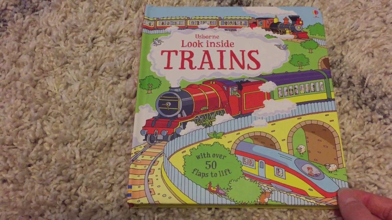 Usborne Look Inside Trains - YouTube