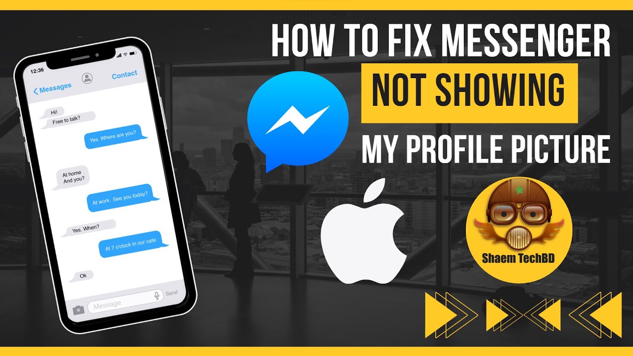 How to Fix Messenger Not Showing My Profile Picture ios ( After New ...