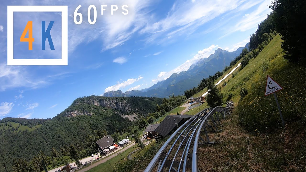 Luge Alpine Coaster - La Sambuy (4K 60fps Onride POV) - YouTube