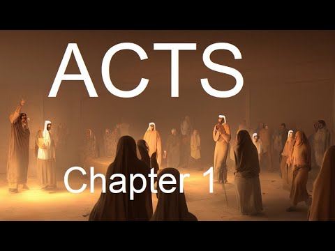 Acts 1 | Promise of the Spirit, the ascension, upper room, Judas ...
