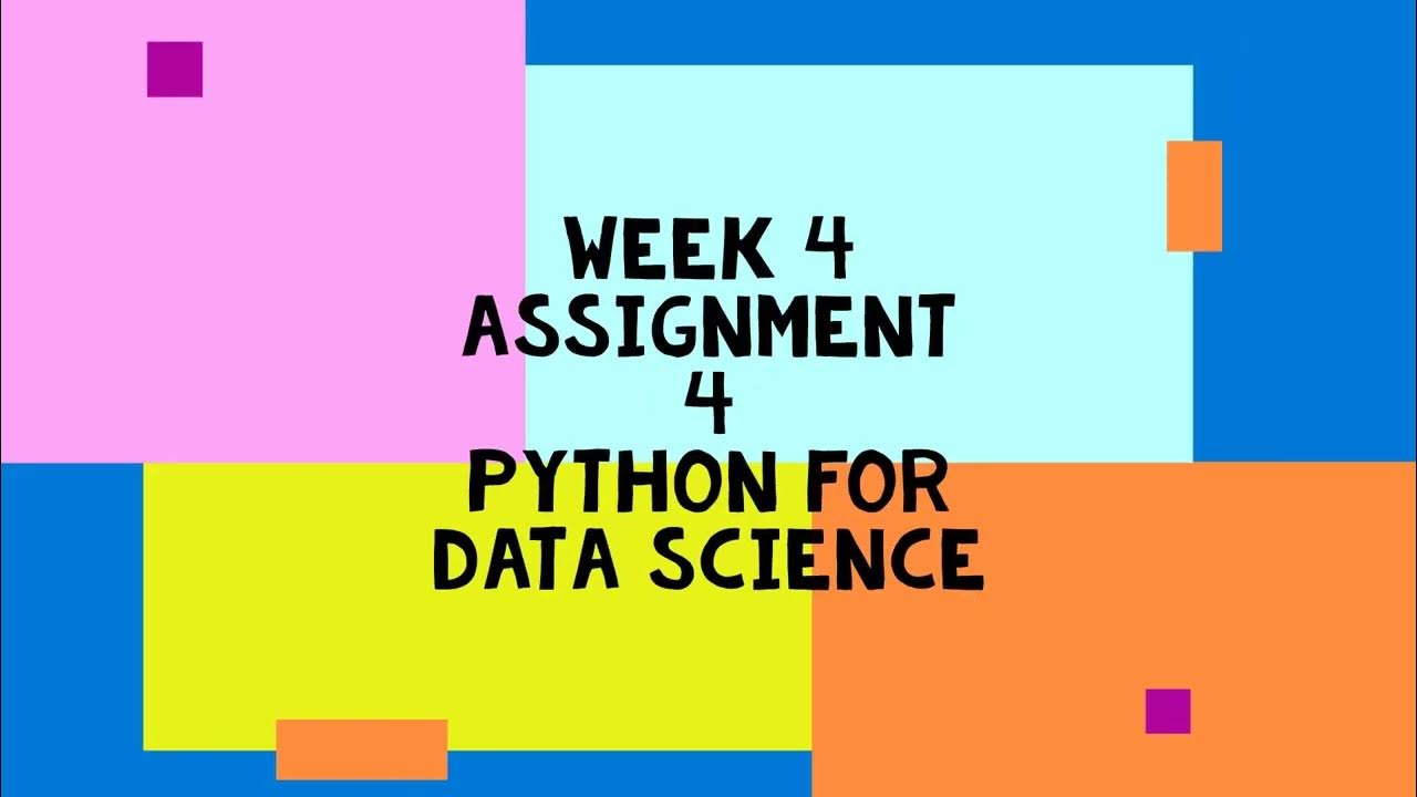 Python For Data Science Nptel Week 4 Assignment Solution 4 2023 Youtube