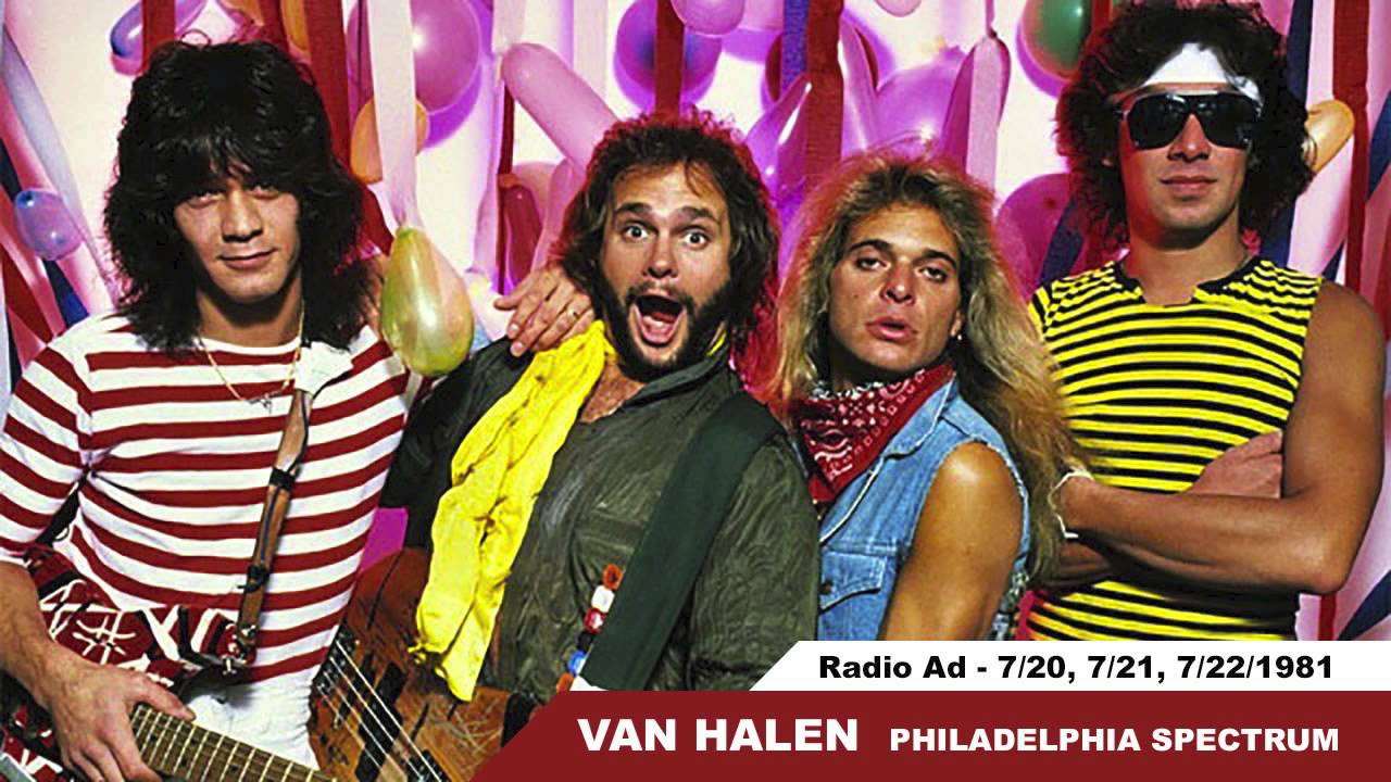 Van Halen 1981 at The Philadelphia Spectrum -- Radio Ad - YouTube