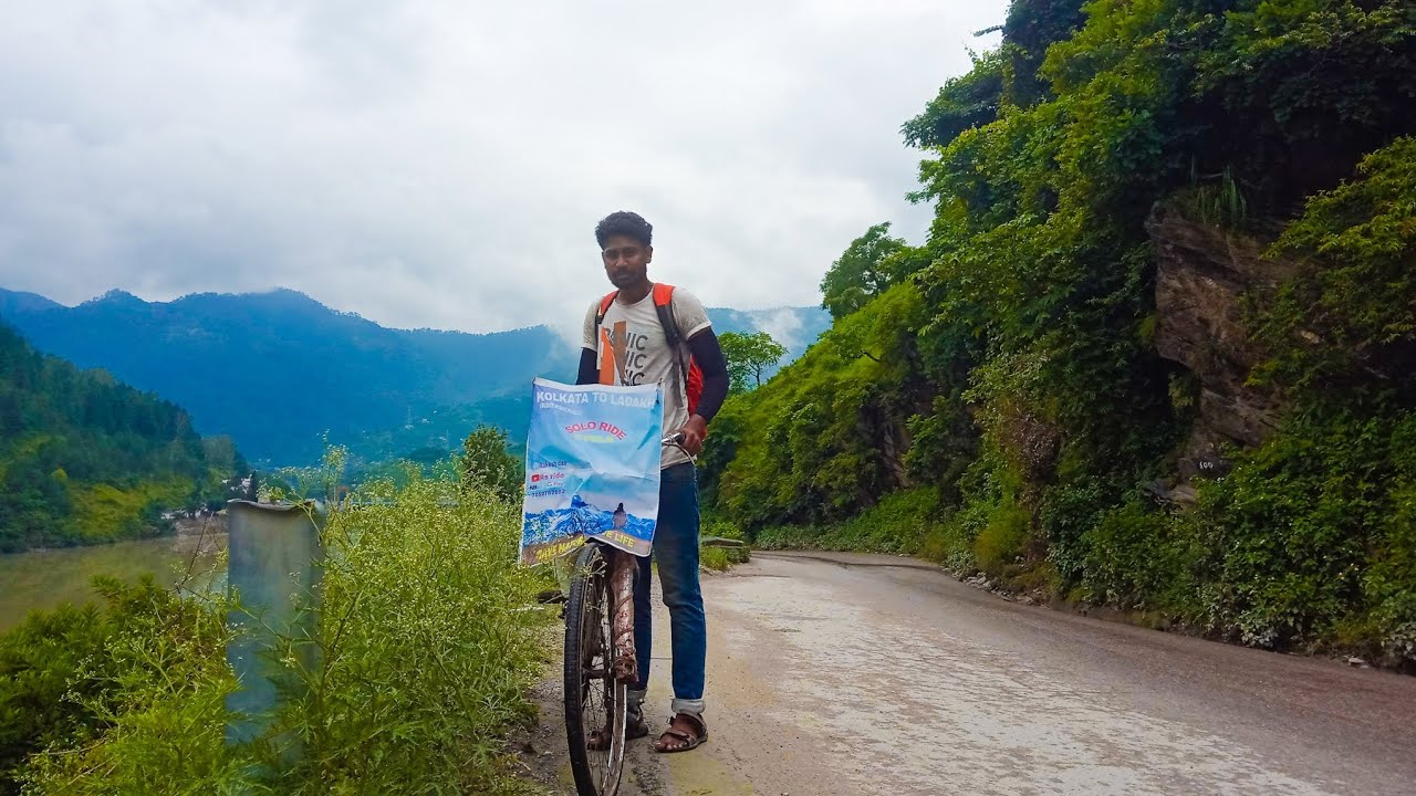 Kolkata ( Budge Budge, pujali) To ladakh #solo cycle ride #day 18 ...