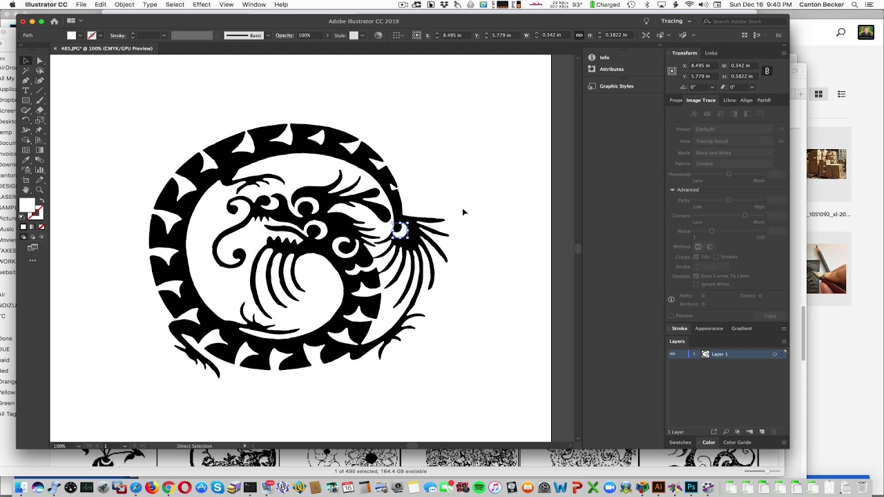 How to convert black and white images for laser cutting - YouTube