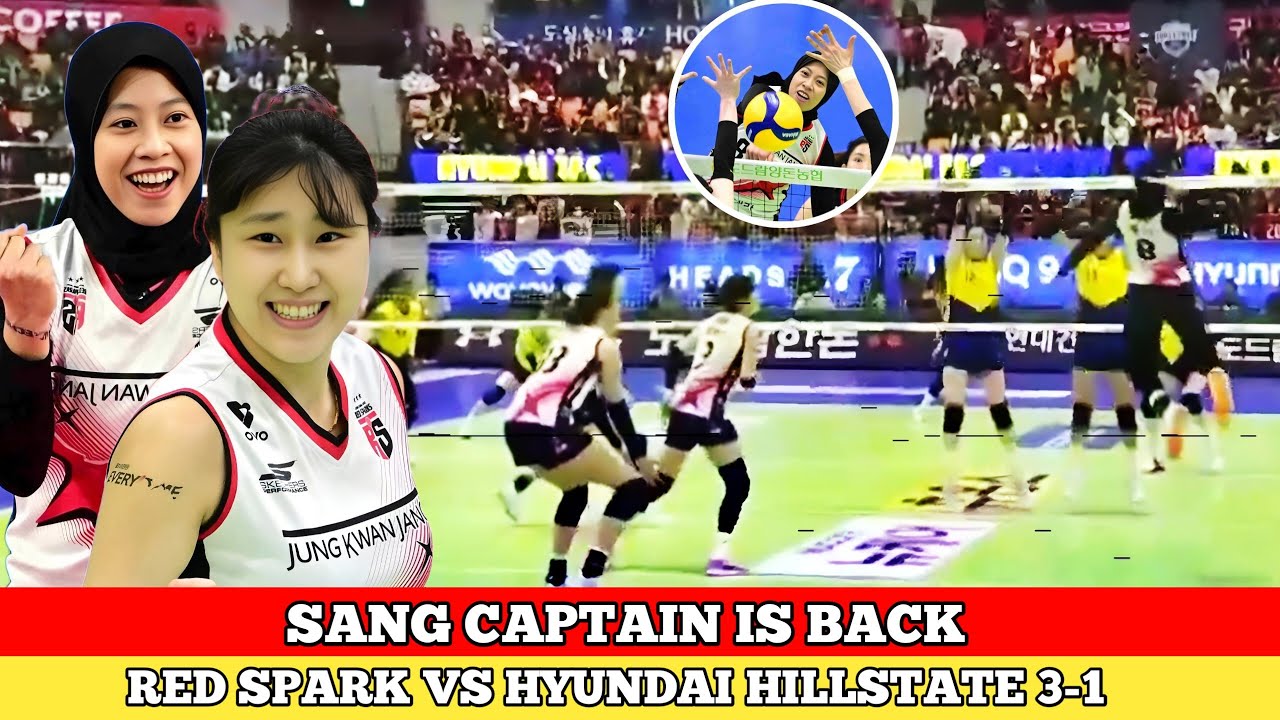 🔴LIVE STREAMING‼️DETIK-DETIK KEMENANGAN RED SPARK VS HYUNDAI HILLSTATE ...