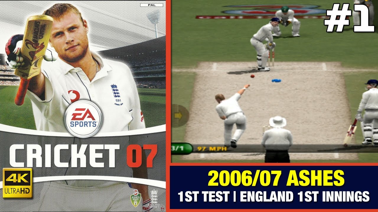 EA Sports Cricket 07 Ashes Playthrough #1 | THE BEGINNING | PS2 4K ...