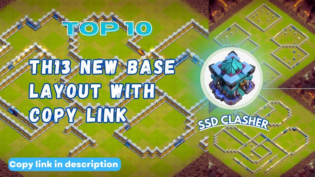 Top 10 Th13 Base Link | New BEST Town Hall 13 Base Trophy, War, Hybrid ...