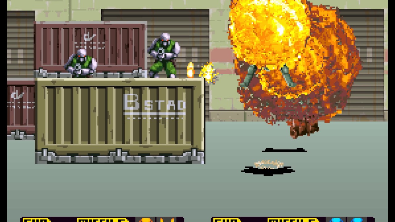 Steel Gunner arcade 2 player 60fps - YouTube