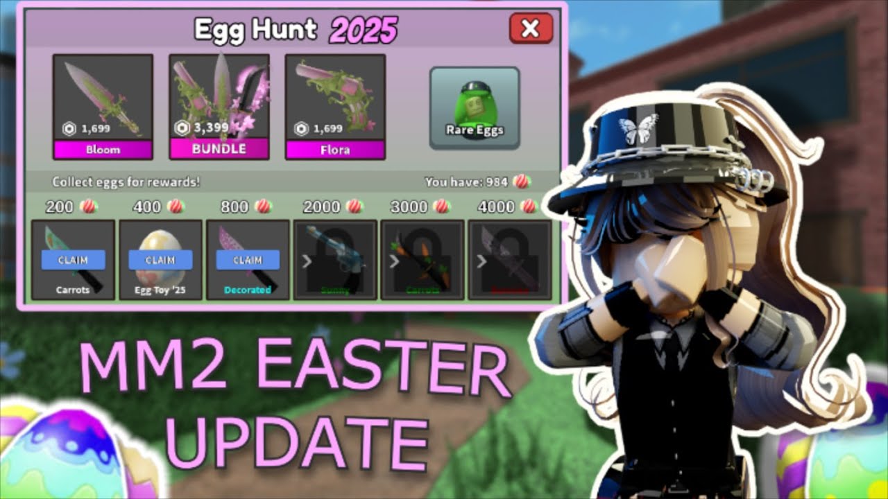 The MM2 Easter Update is FINALLY Here!🐰 (Murder Mystery 2) - YouTube