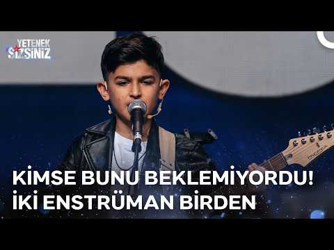 Hem Piyano Hem Gitar Çalan Dahi Çocuk Sahnede! | Yetenek Sizsiniz