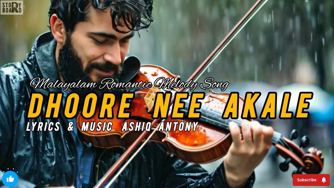 Malayalam Romantic Melody Song| Dhoore Nee Akale|Official Song| New ...