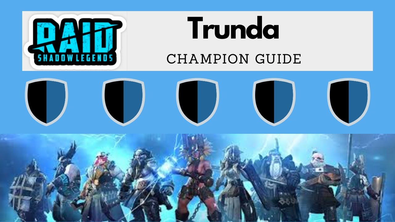 Trunda Giltmallet | Champion Guide | Raid Shadow Legends - YouTube