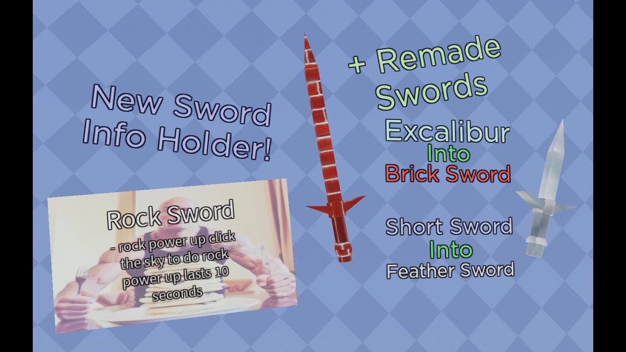 New Sword Info and Remade Swords! Sword Battles (Obby Creator) - YouTube