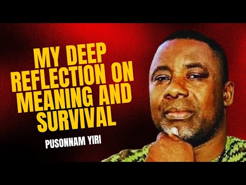 My deep reflection on meaning and survival #personaldevelopment - YouTube