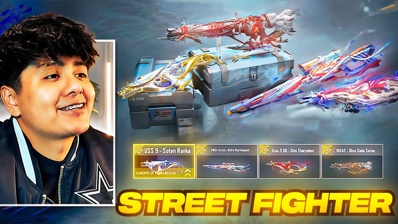Compré las 4 ARMAS de la COLAB de STREET FIGHTERS x COD Mobile - YouTube