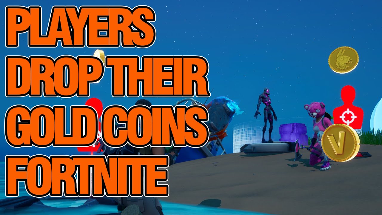 Fortnite Players Drop Their Gold - YouTube
