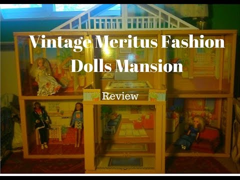 Vintage Meritus Fashion Dolls Mansion Review & Meet My Sindys. - YouTube