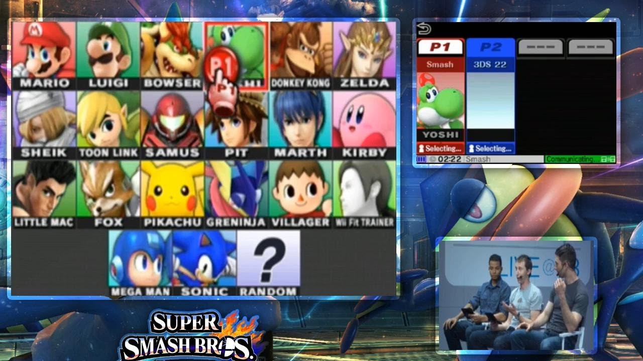 Super Smash Bros 3DS In-Depth Demo Part 2 (Final) Nintendo Treehouse ...