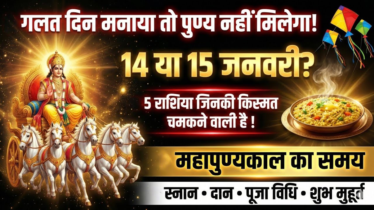 Makar Sankranti 2026 🌞 | 5 राशियों की किस्मत जागेगी | Universe Golden ...