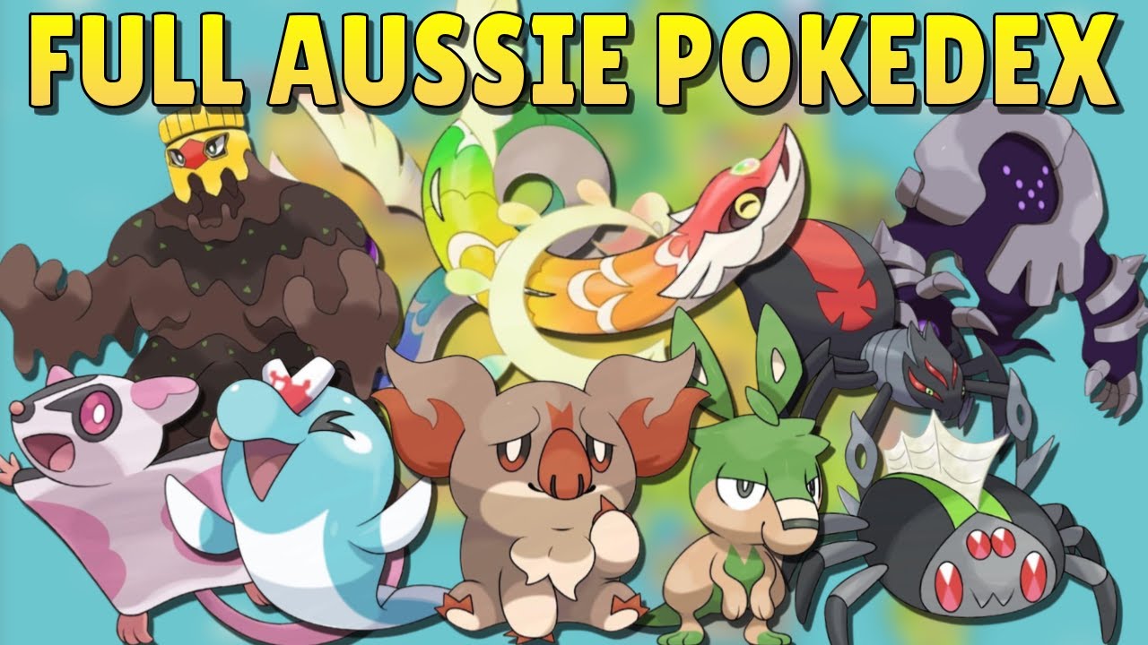 FULL SUNDOR POKEDEX - An In-Depth Look At Australian Pokemon - YouTube
