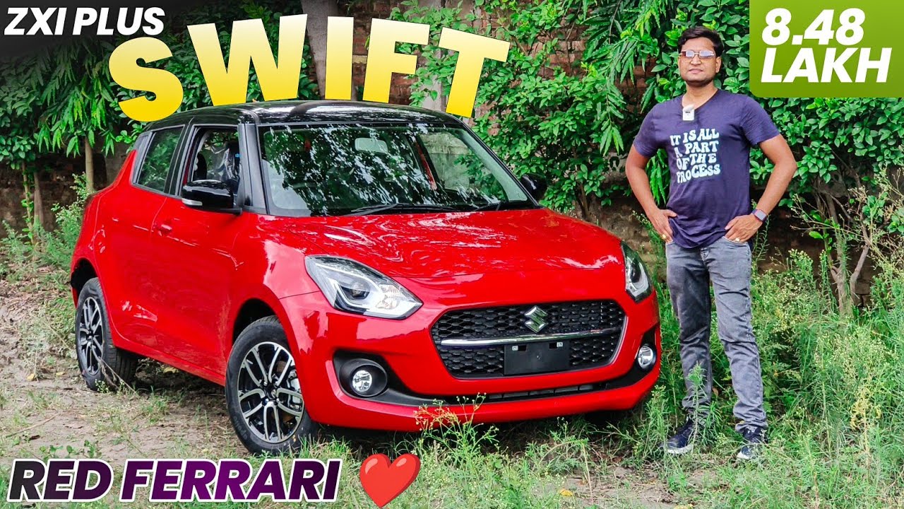 2023 Suzuki Swift Zxi plus Red and Black Dual Tone Review and ...