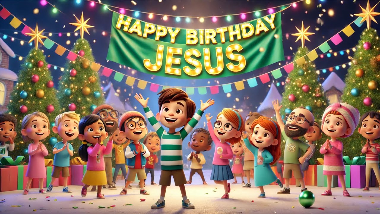 Happy Birthday Jesus | Kids Christian Song | #animation #kidschristmas ...