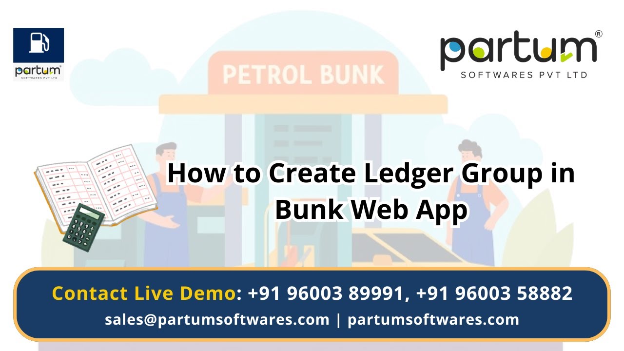 HOW TO CREATE LEDGER GROUP IN BUNK WEB APP - YouTube