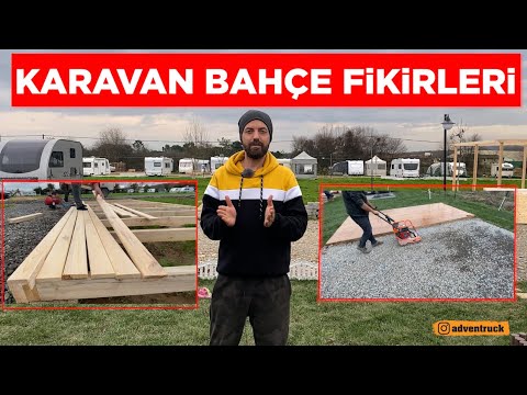 KARAVANDA YAŞAM ⎪KARAVAN BAHÇE DÜZENLEME FİKİRLERİ