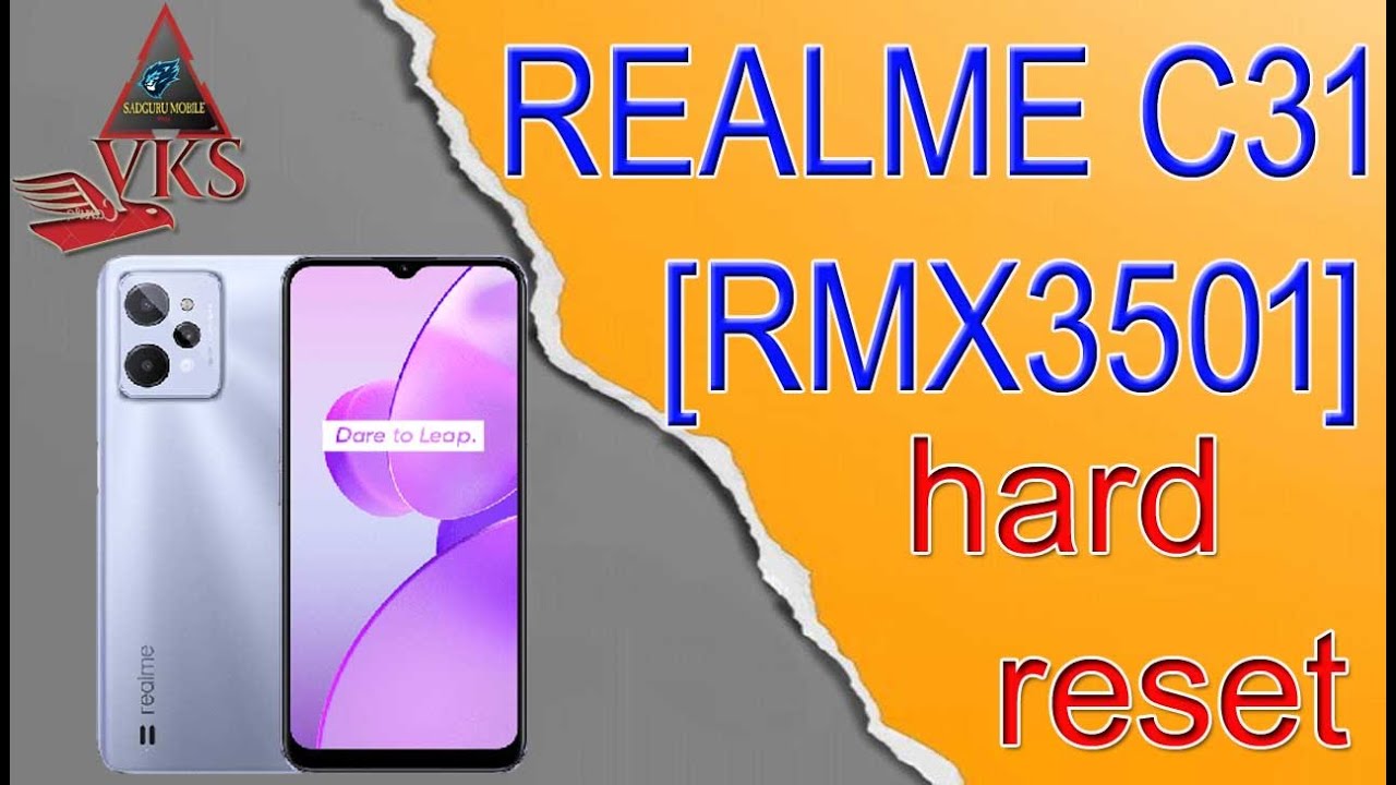 Realme C31 [RMX3501] Hard Reset || Forgot Password ALL || - YouTube