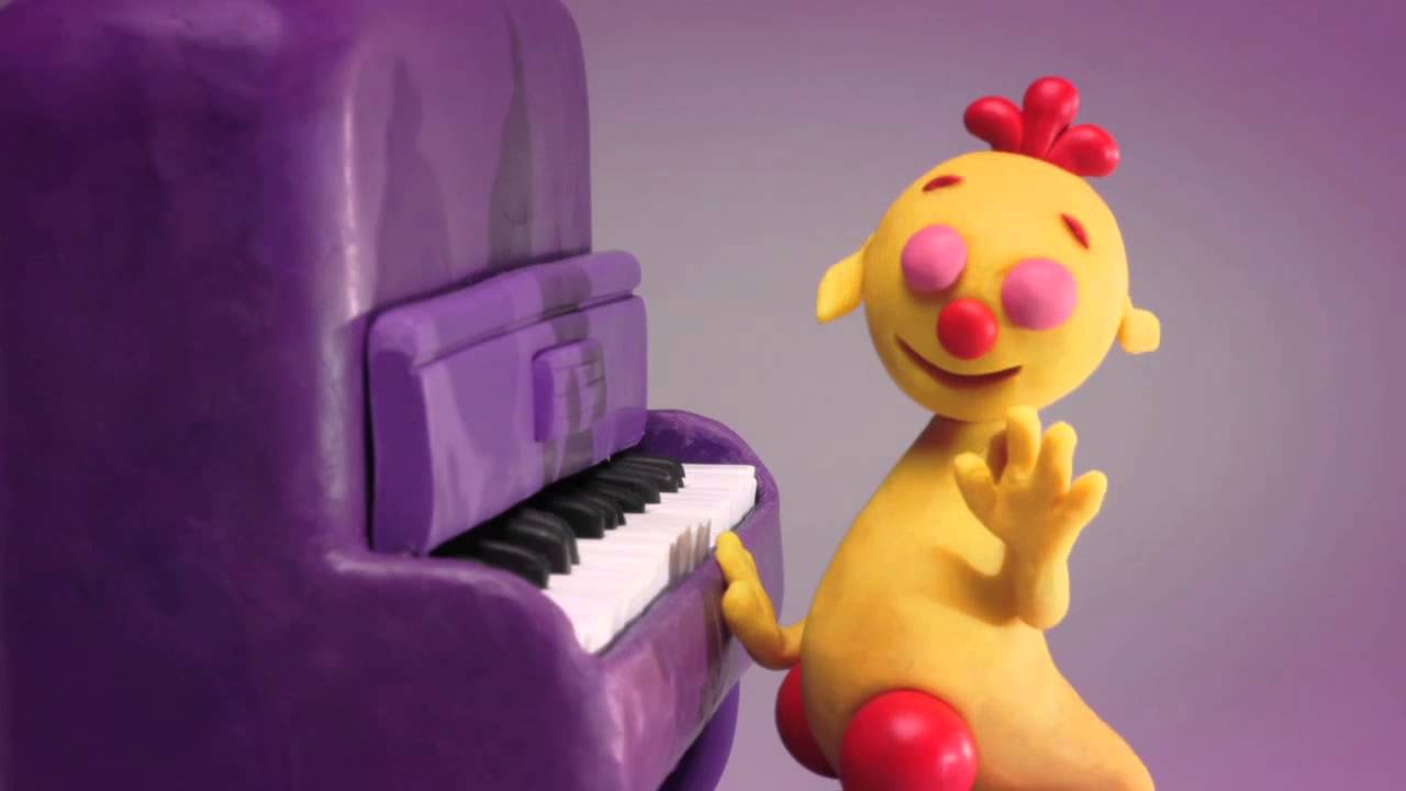ClayPlay - Play Doh Stop Motion Animation - Piano Episode - YouTube