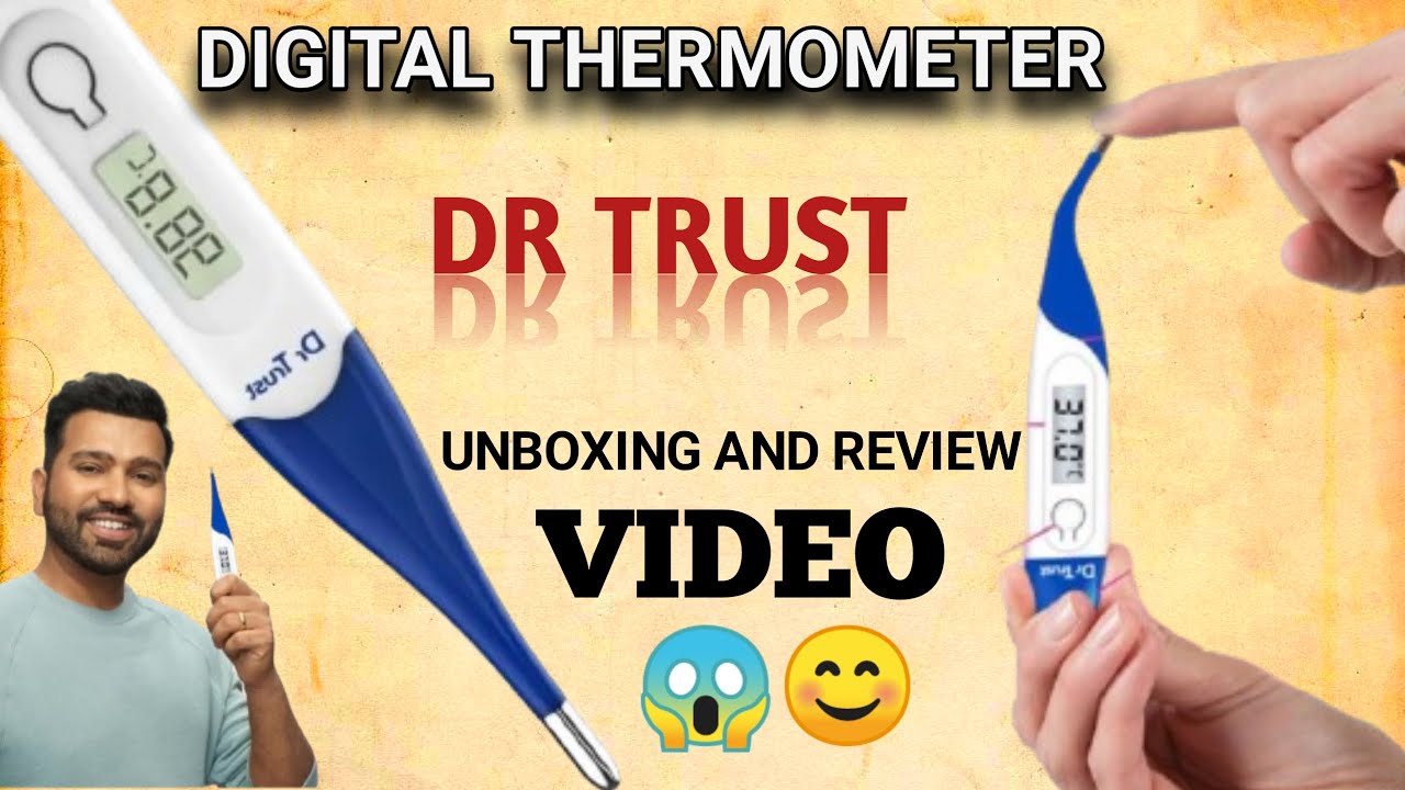 Digital thermometer unboxing and review | Digital thermometer how to ...