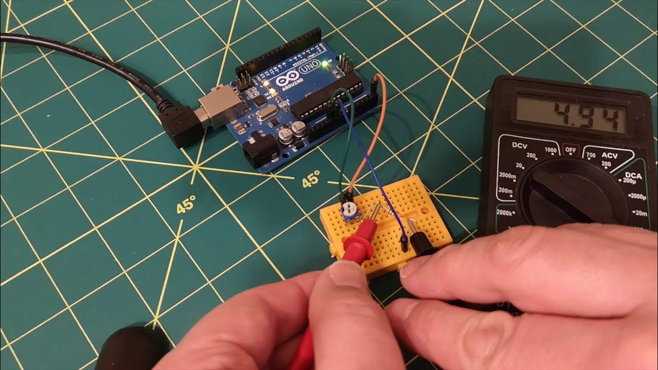 Measure Voltage with Arduino - YouTube