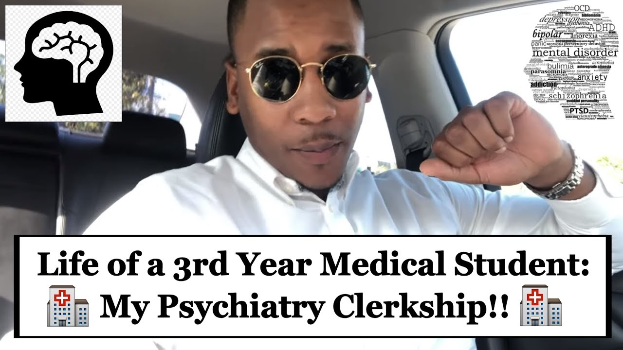 Day in the Life of a 3rd Yr Med Student: PSYCHIATRY ROTATION! - YouTube