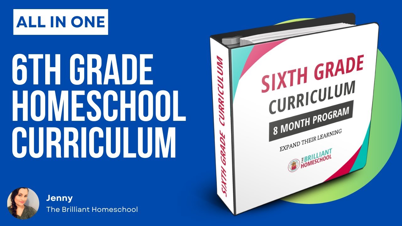 Sixth Grade Homeschool Curriculum - YouTube