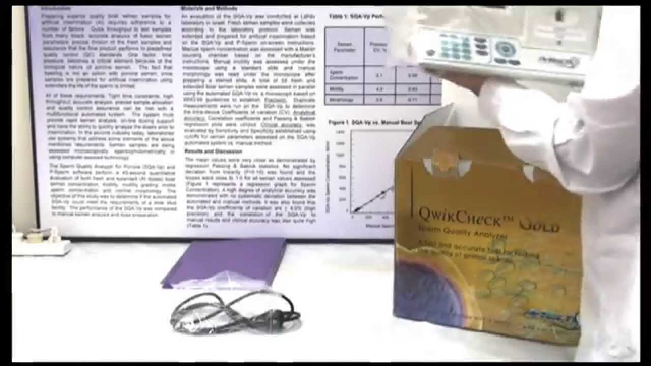 QWIKCHECK GOLD BULL BSE TRAINING VIDEO | A-TECH Semen Analyzer for ...
