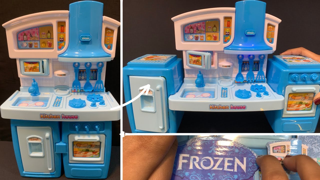 Frozen|Elsa|Anna kitchen set|unboxing|ASMR - YouTube