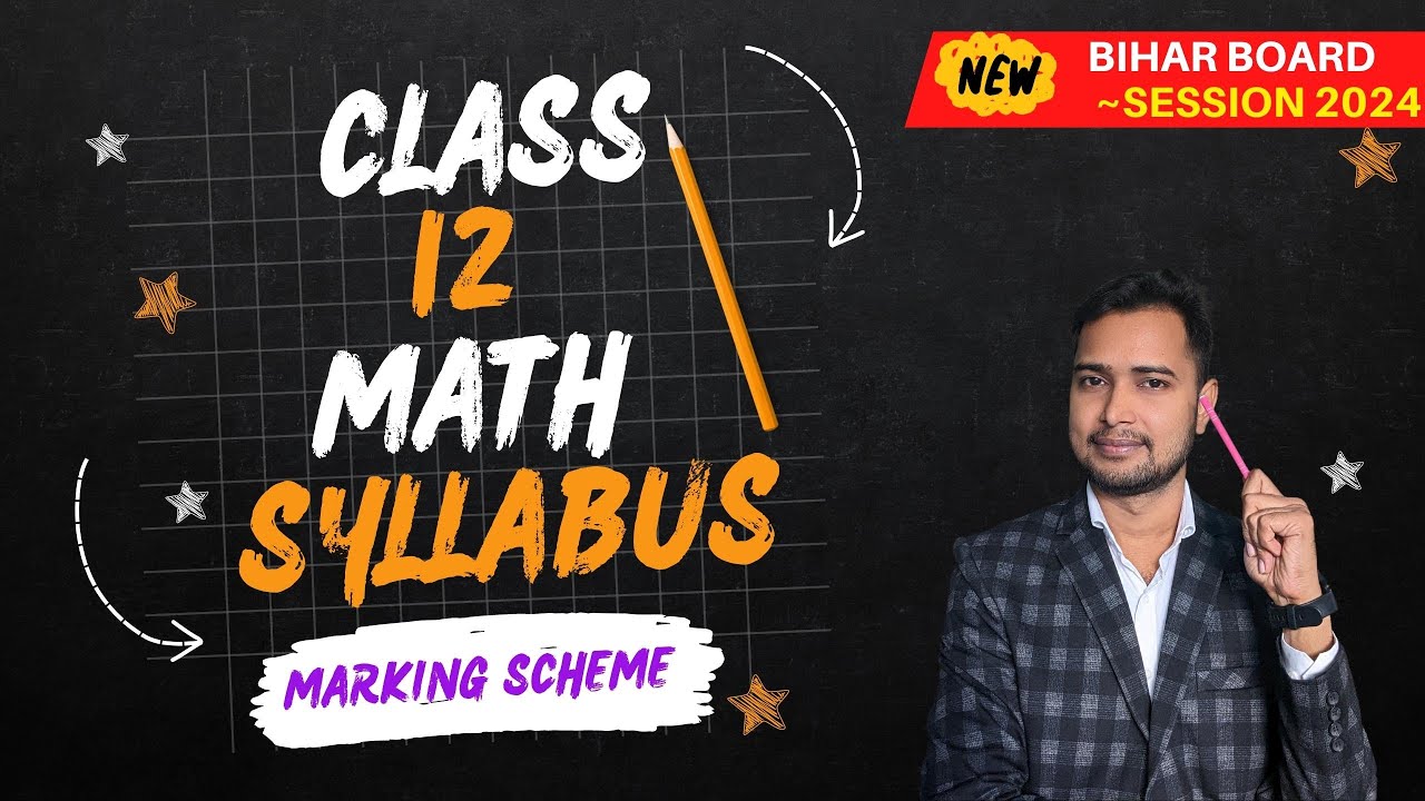 class 12 math syllabus 2023-24 | bihar board class 12 maths syllabus ...