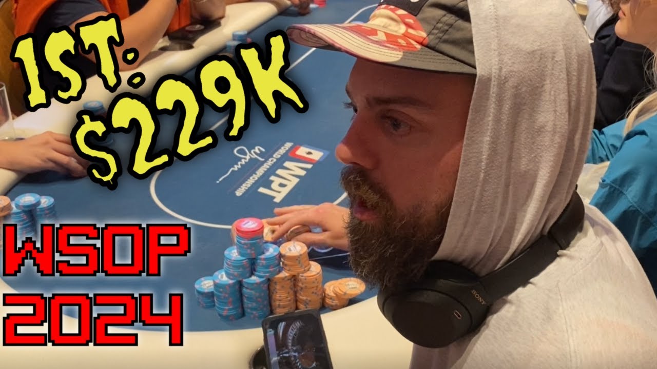 FINAL 3 TABLES with $229K for 1st! WSOP 2024 - YouTube