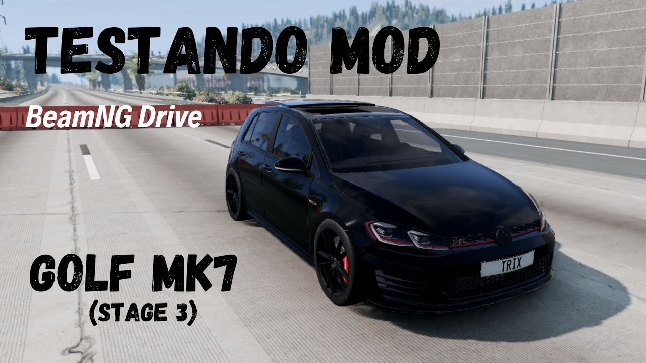 #5 Review Mod BeamNG Drive - VW GOLF MK7 - YouTube