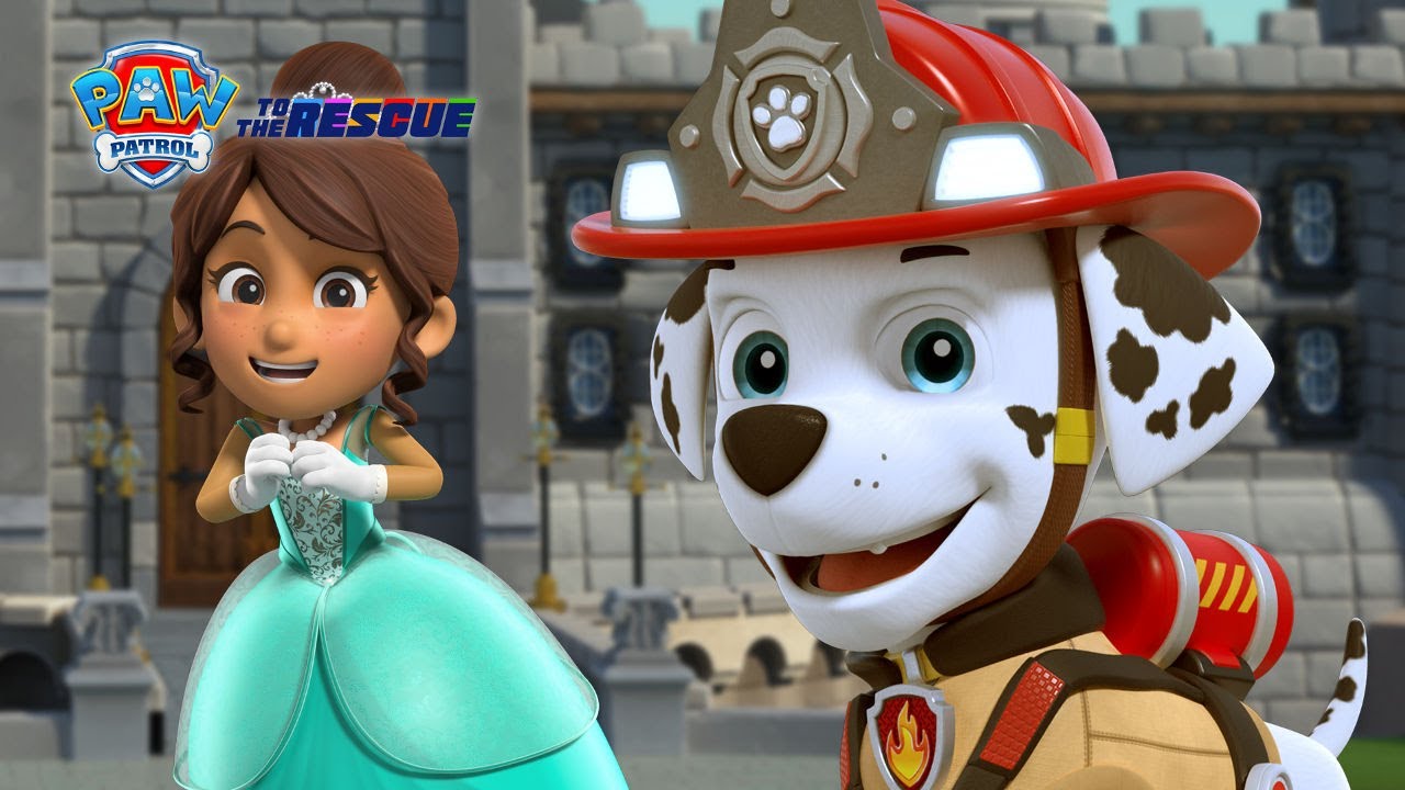 Marshall Puts Out the Castle Fire | PAW Patrol: To The Rescue ...