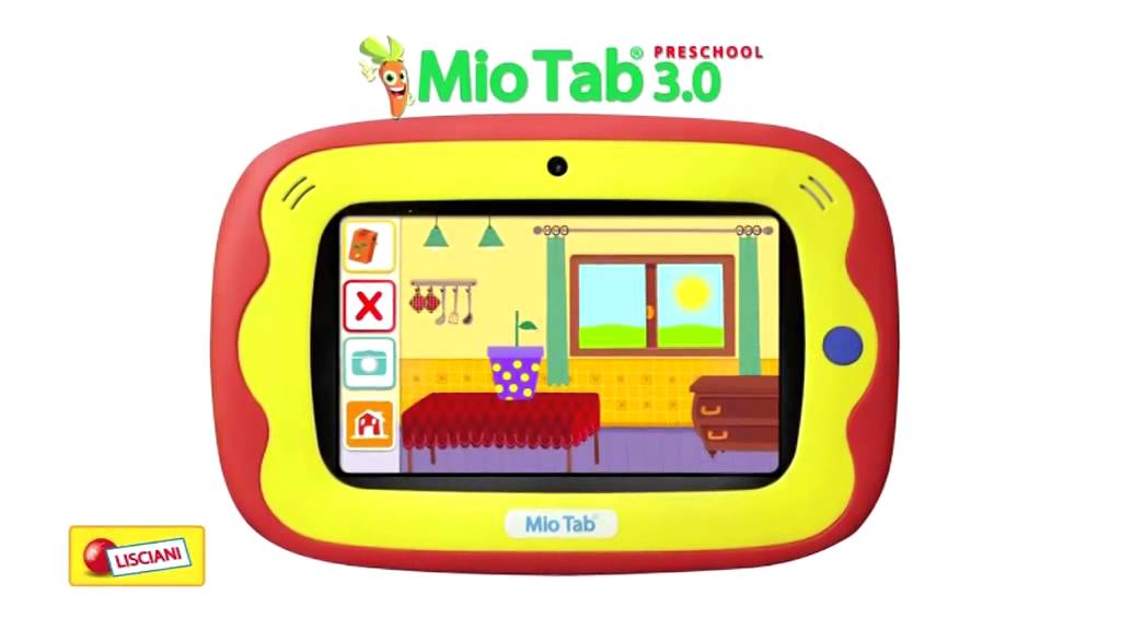 Tablet mio tab 3.0 edukacyjny lisciani - YouTube