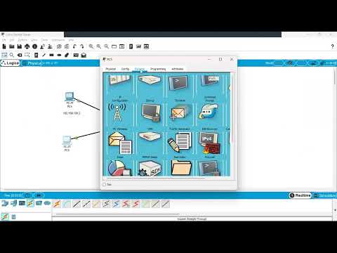 Simulasi PC-Switch-Server Menggunakan Sisco Paket Tracer - YouTube