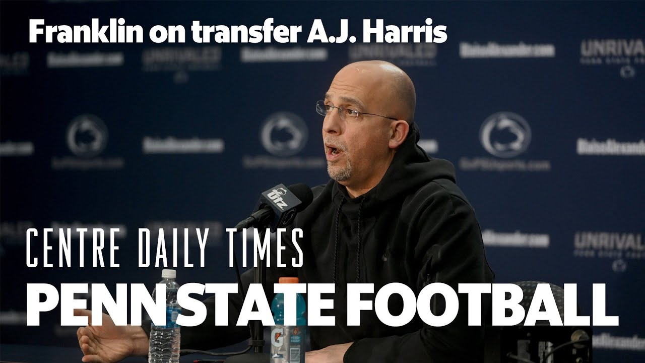 Penn State football Coach Talks Transfer A.J. Harris - YouTube