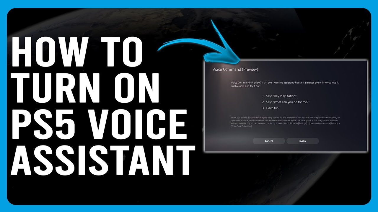 How To Turn On PS5 Voice Assistant (How To Enable PS5 Voice Assistant ...