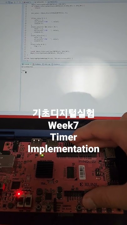PYNQ Timer Implementation - YouTube
